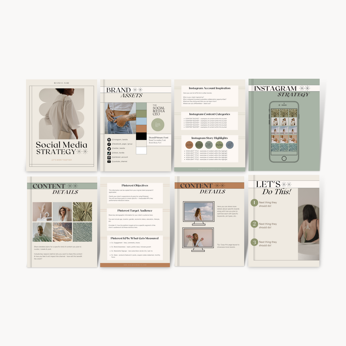 Social Media Strategy Template for Social Media Managers